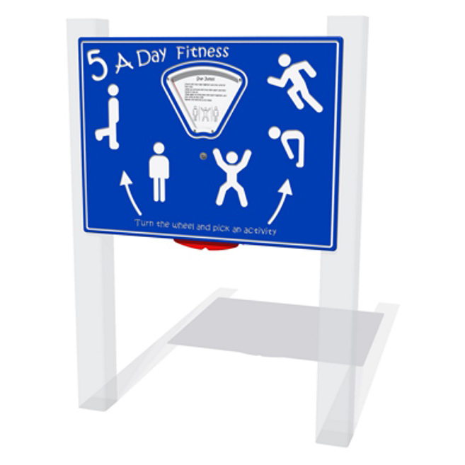 5-a-Day Fitness Play Panel | Play Panels | Caloo UK Ltd