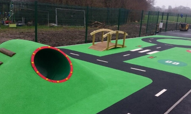 Wet Pour Safety Surfacing | Safety Surfacing | Caloo UK Ltd