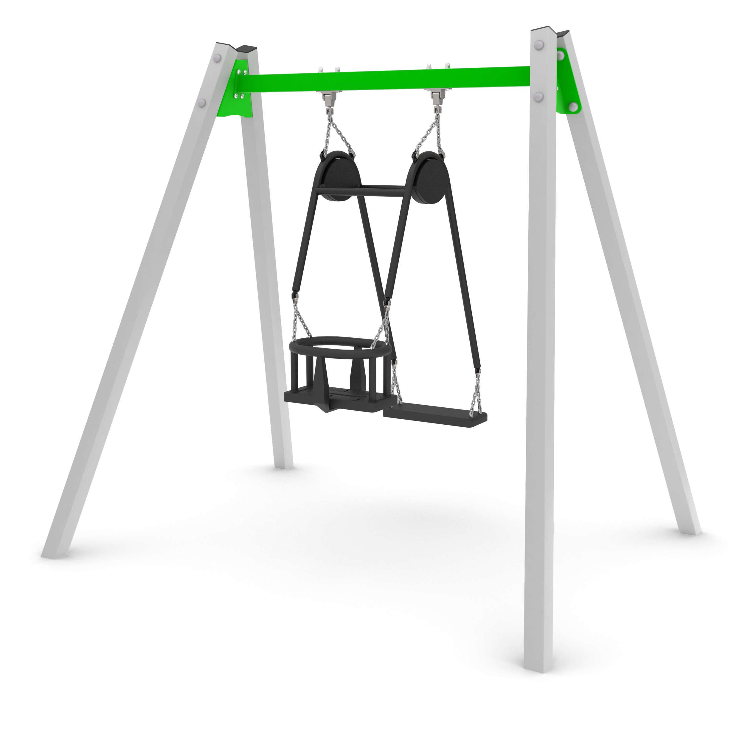You and Me Swing | Steel Frame Swings | Caloo UK Ltd
