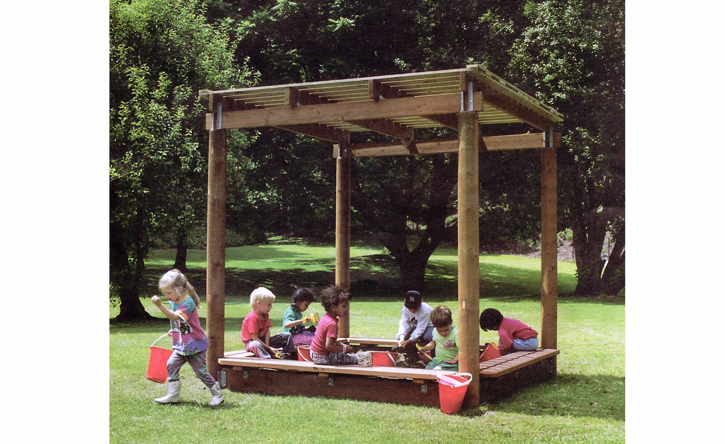 Sun Shelter Sand Box - Caloo Ltd