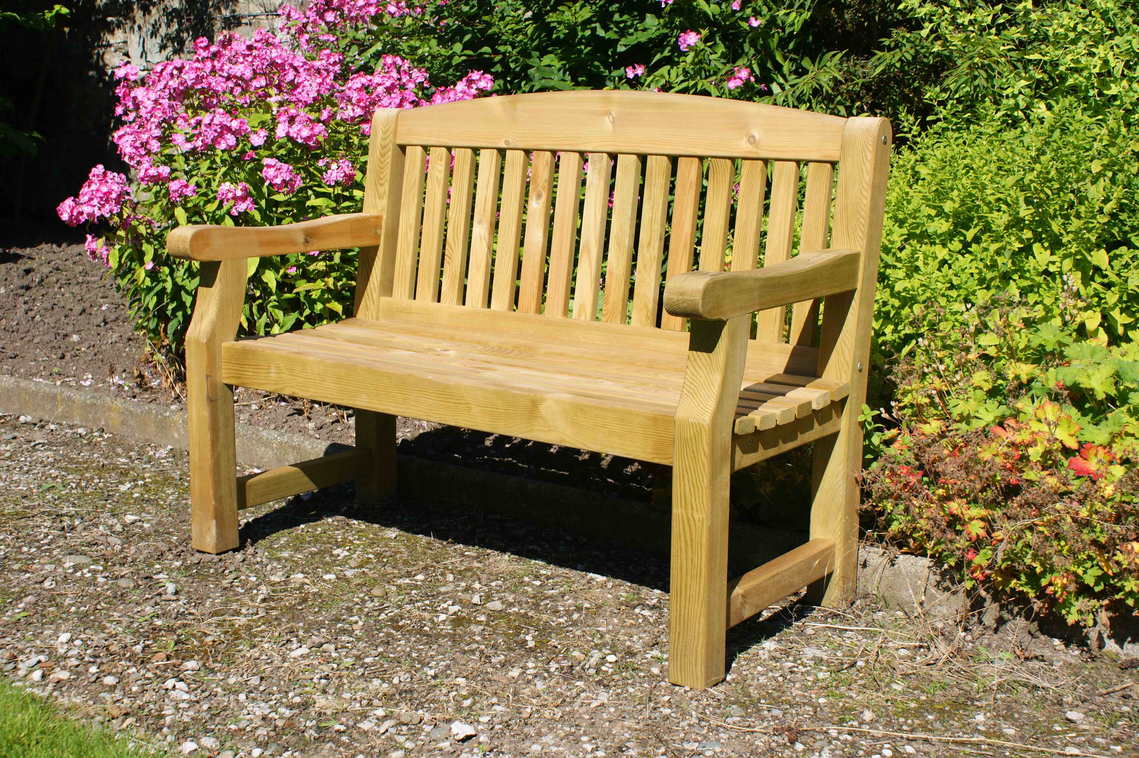1.2m Long Traditional Bench - Caloo Ltd
