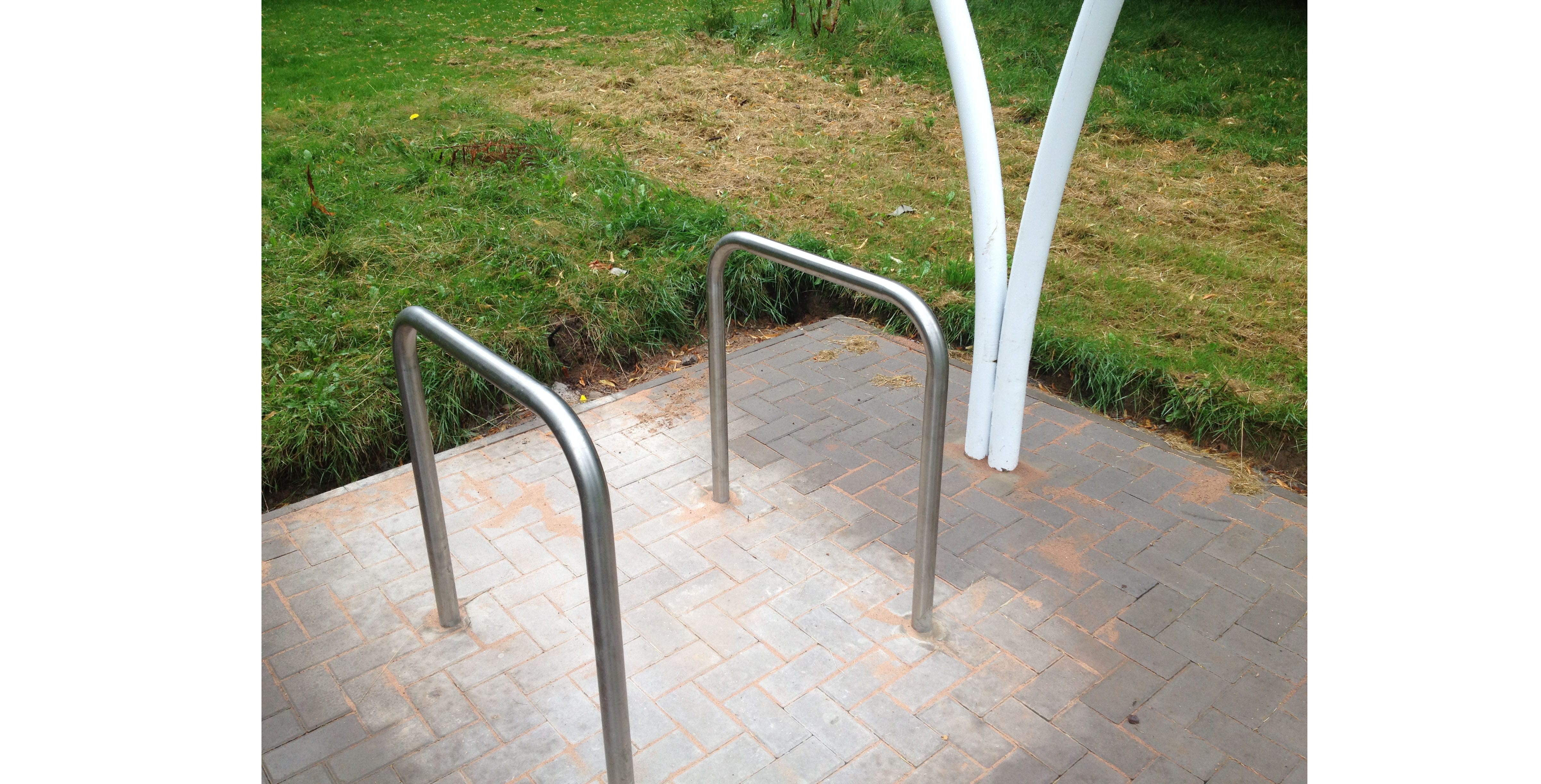 Single Hoop Cycle Rack - Caloo Ltd