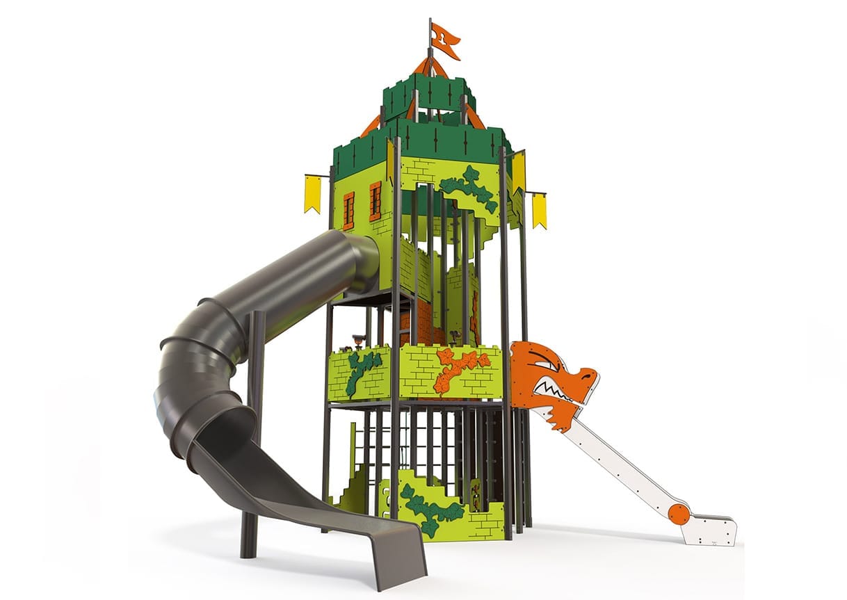 Large Castle Tower - Caloo Ltd